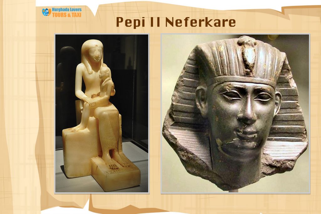 King Pepi II - Sixth Dynasty of Egypt | Egyptian Pharaohs kings