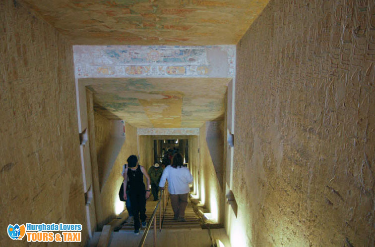 Merneptah Tomb KV8 in The Valley of The Kings Luxor Ancient Egypt