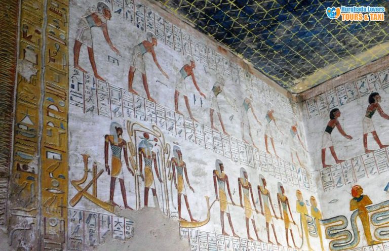 Merneptah Tomb KV8 in The Valley of The Kings Luxor Ancient Egypt