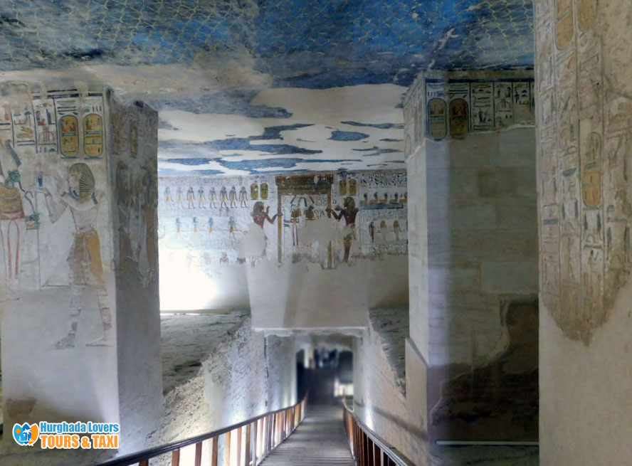 Merneptah Tomb KV8 in The Valley of The Kings Luxor Ancient Egypt