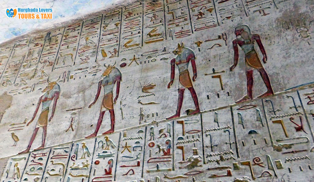 Merneptah Tomb KV8 in The Valley of The Kings Luxor Ancient Egypt