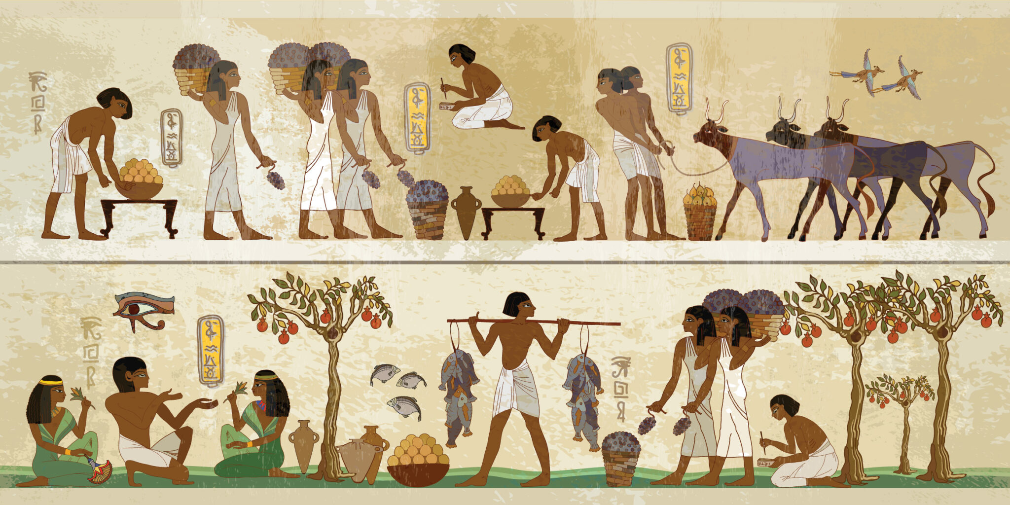Trade in ancient Egypt | what are the internal and external trade