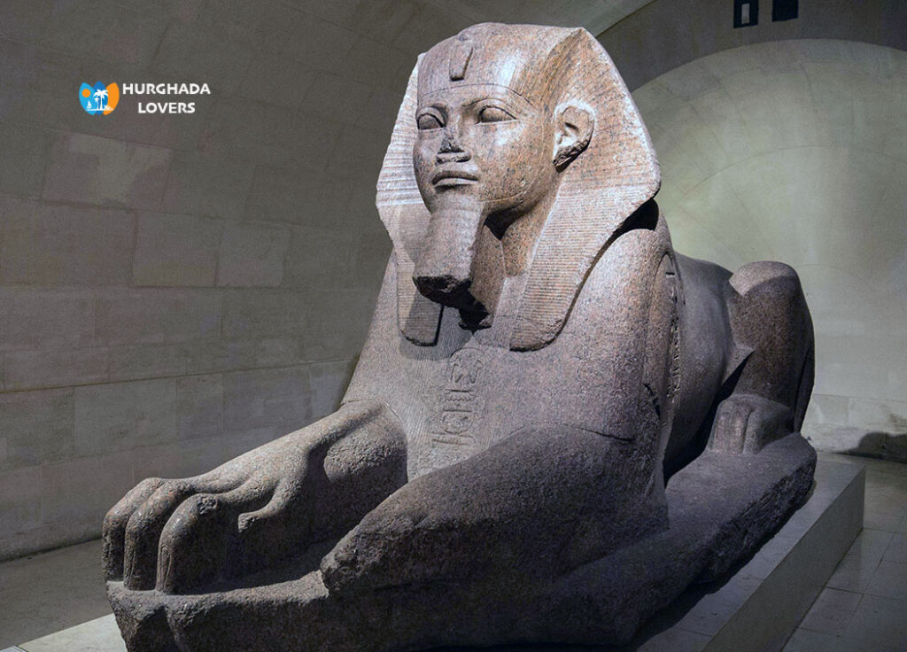 Louvre Museum in Paris, France l Egyptian pharaonic Antiquities