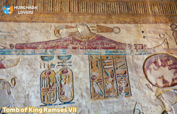 Tomb of King Ramses VII in the Valley of the Kings, Luxor, Egypt