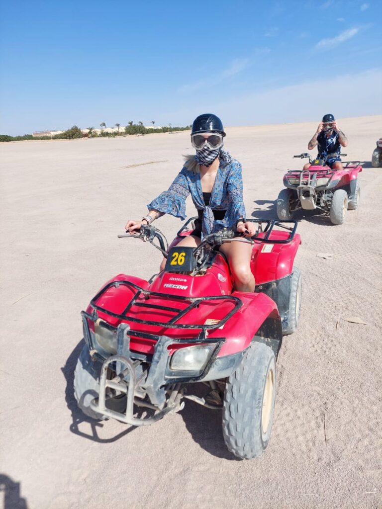 Morning Quad Biking Tour Desert Safari from Hurghada