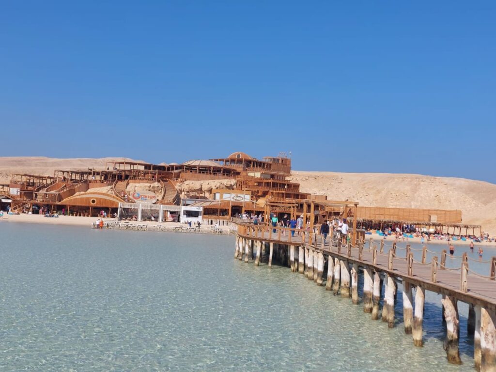 Orange Bay Insel Soma bay Schnorcheln Ausflug