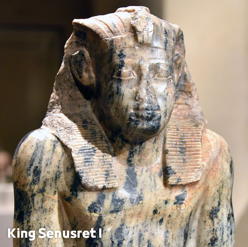 King Senusret I | Egyptian Pharaohs kings - 12th Dynasty