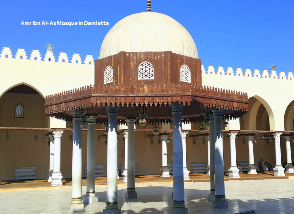 Amr Ibn Al-As Mosque in Damietta, Egypt | Islamic Tourist