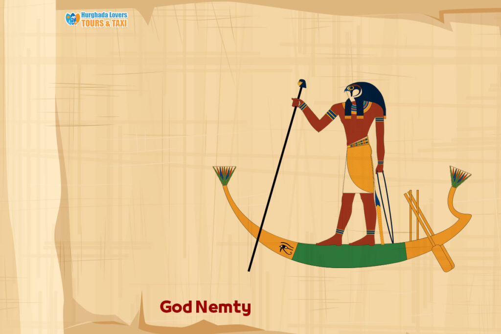 God Nemty - Famous the Egyptian Gods and deities
