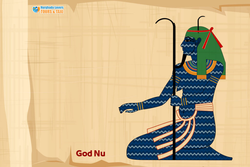 God Nu "Nun, Nunut, Naunet"- Famous the Egyptian Gods